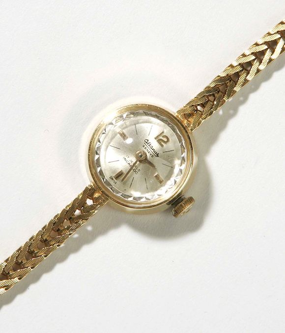 Bonhams : A lady's 18ct gold wristwatch by Altanus