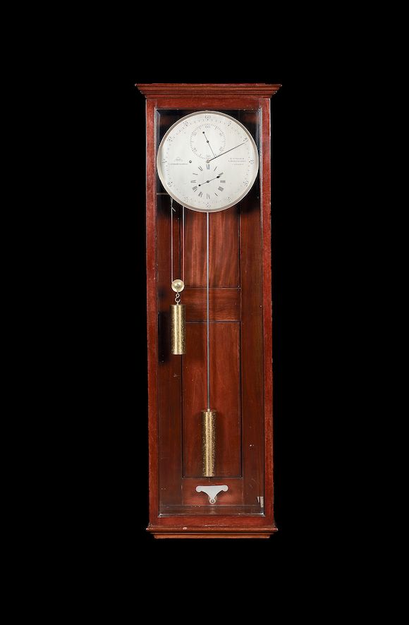 Bonhams : A fine early 20th century mahogany cased wall mounted eight ...