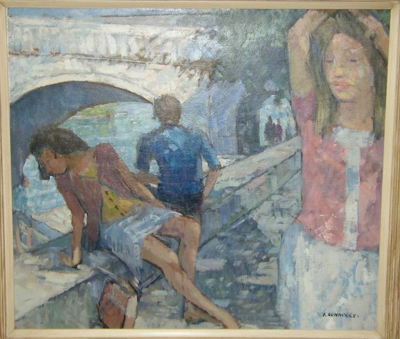 Bonhams : Frank Runacres (1904-1974) British Richmond Bridge,
