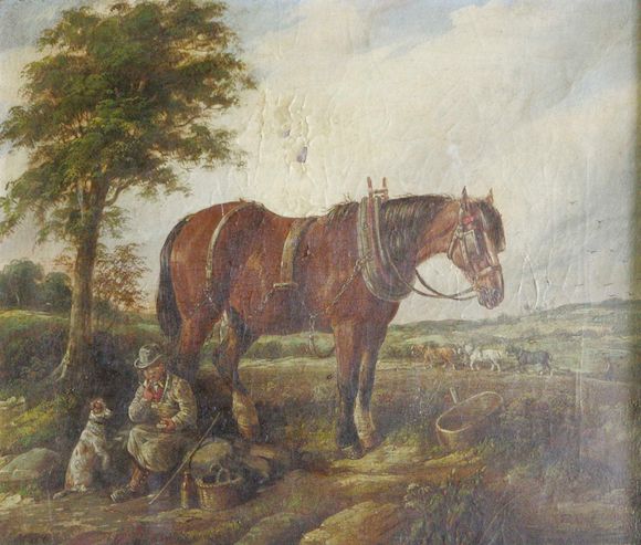 Bonhams : H* S* Cottrell (19thc) Ploughman's lunch