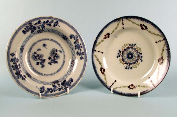 Bonhams : A Lambeth Delft plate 18th Century,