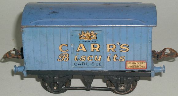 Bonhams : Hornby Series Private Owner's van Carr's Biscuits
