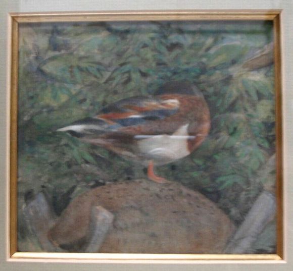 Bonhams : Alfred H. Powell (1865-1960) A duck resting against a ...