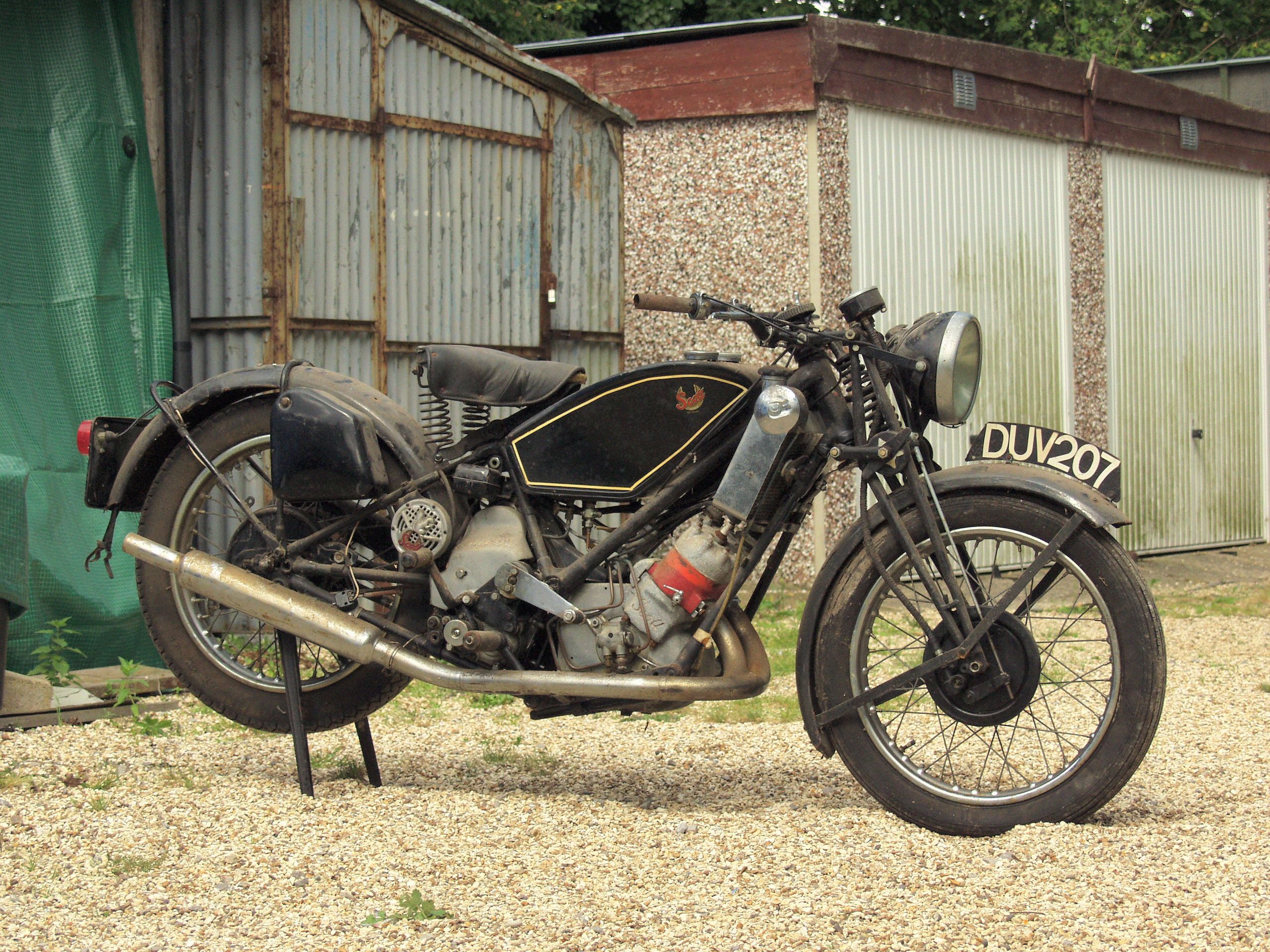 1937 Scott 596cc Flying Squirrel Registration no. DUV 207 Frame no ...