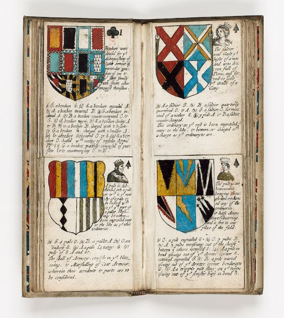 Bonhams : PLAYING CARDS - HERALDRY BLOME (RICHARD) Armorial Cards ...