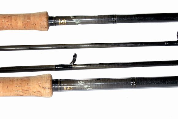 Bonhams : Two carbon two piece coarse fishing rods both 11 marked The ...