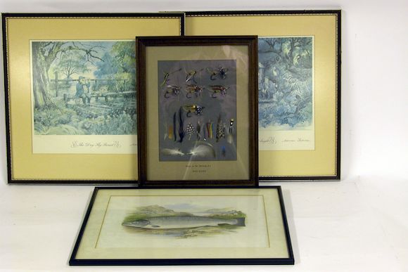 Bonhams : Stages in the Dressing of a Jock Scott with seven actual ...