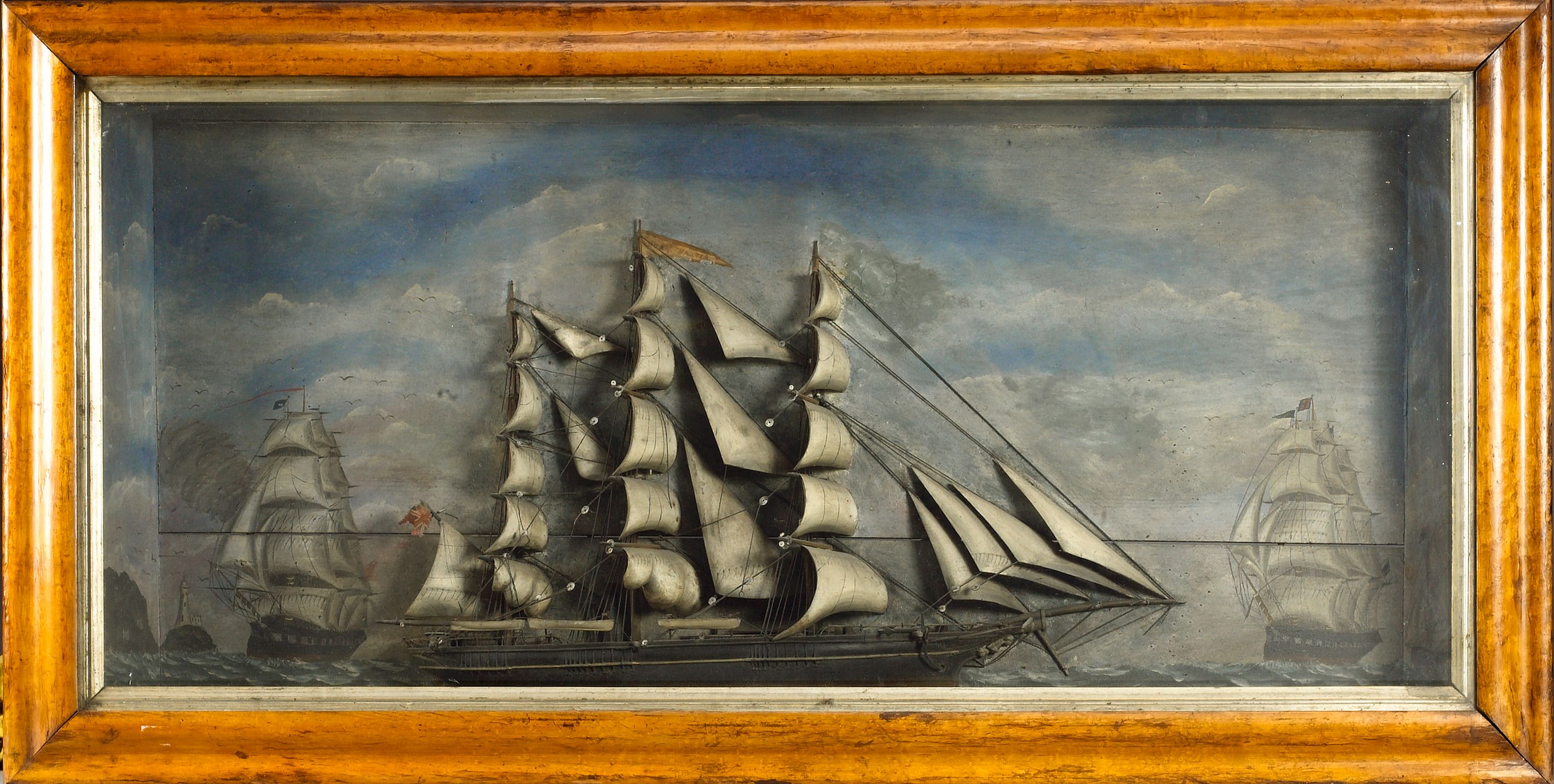 A Large Diorama Model of the Blackwall Frigate LA HOGUE - auctions ...