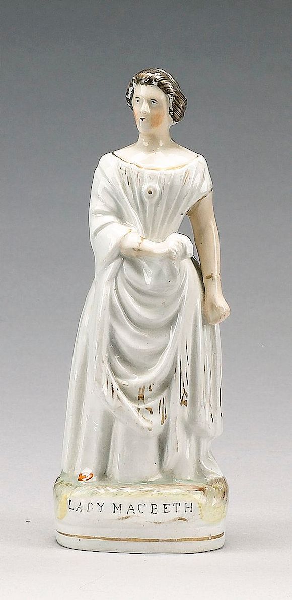 Bonhams : A titled Thomas Parr figure of Isabella Glyn as 'Lady Macbeth ...