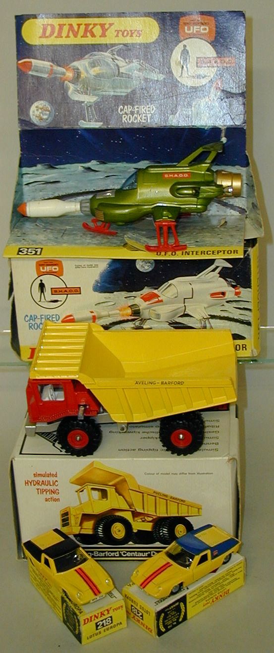 Bonhams : Dinky 351 UFO Interceptor and three others
