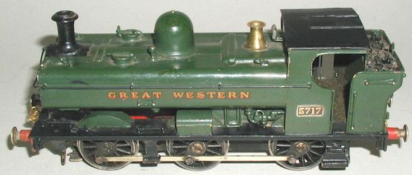 Bonhams : Scratch built 12-volt Great Western 0-6-0T 5717 locomotive