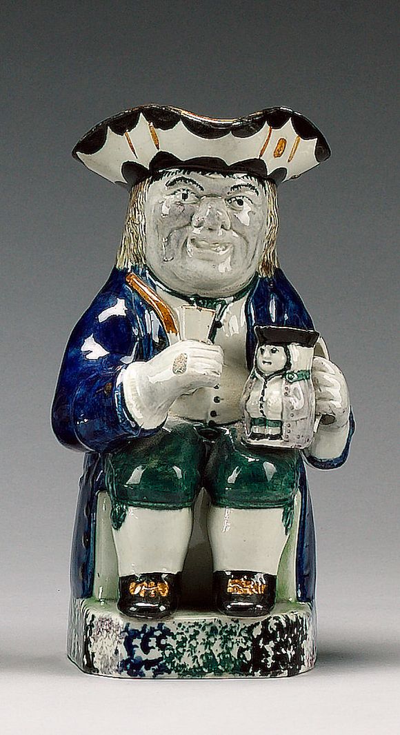Bonhams : A Yorkshire Toby Jug, circa 1800-10,