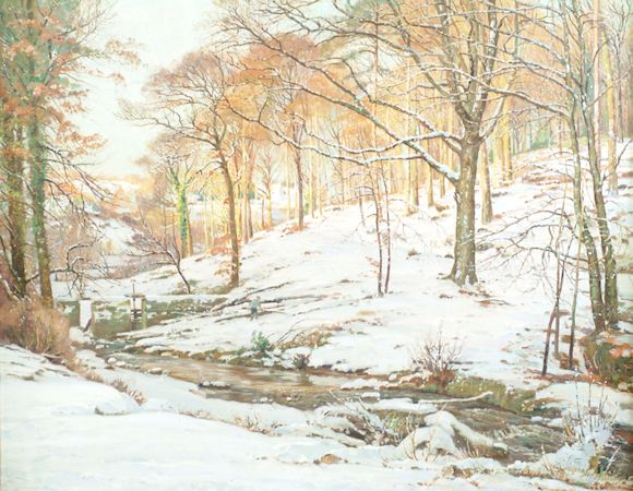 Bonhams : Donald H Floyd (1892-1965) 'The golden stream' 100 x125cm