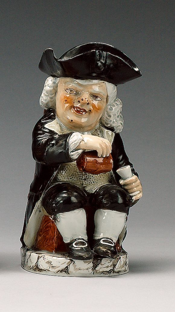 Bonhams : A 'Drunken Parson' Toby Jug, circa 1800-10,