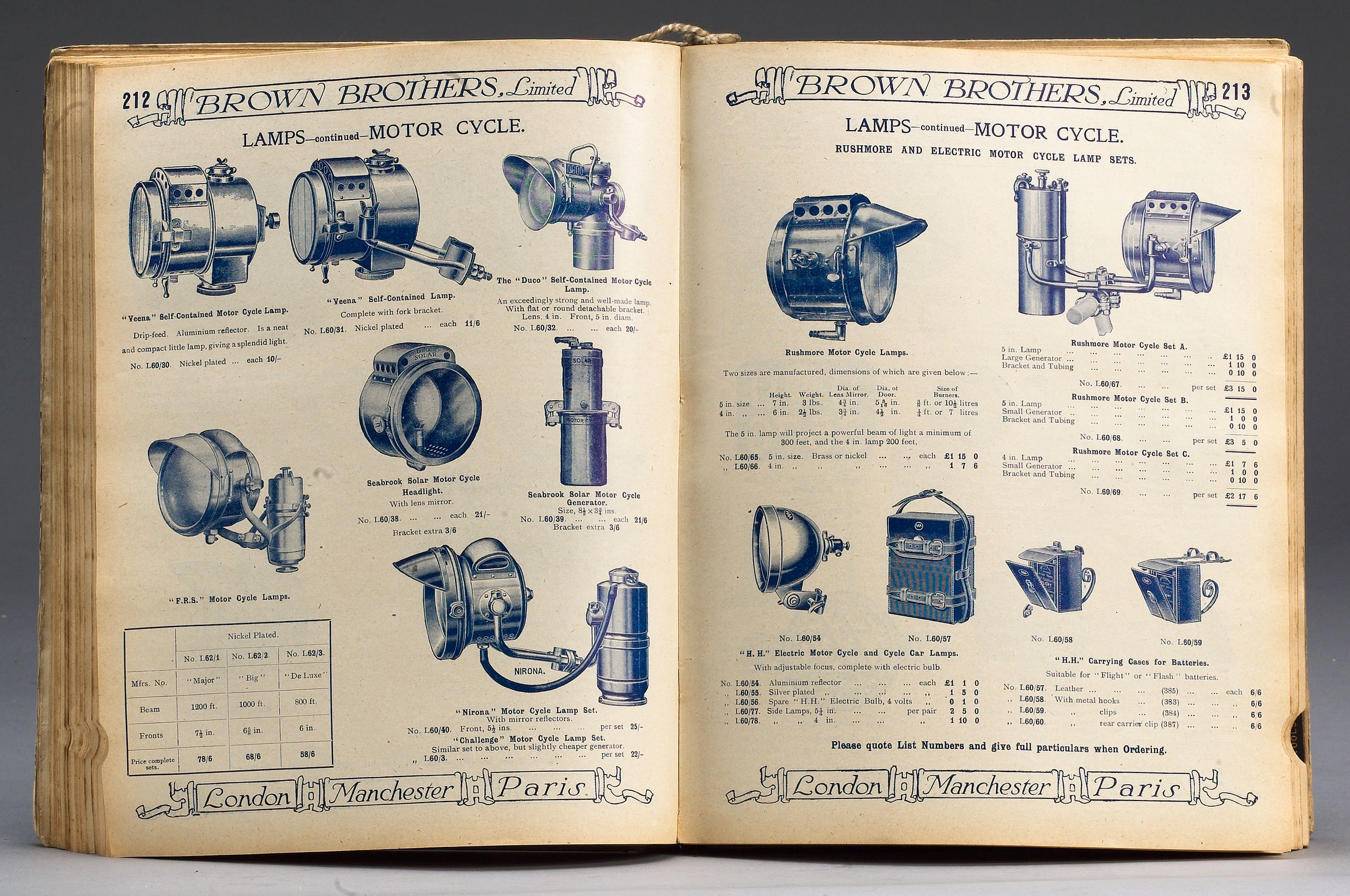 Bonhams Cars : A J Grose Ltd Motor Cycle & Motor Car accessories ...