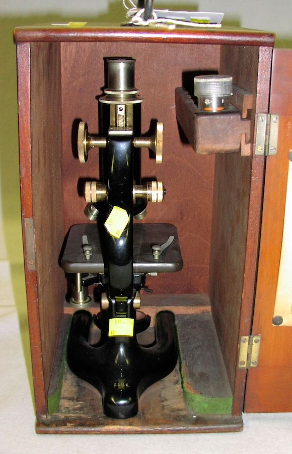 Bonhams : A Charles Perry compound monocular microscope, English, circa ...