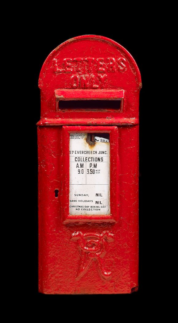 Bonhams : Royal Mail Memorabilia - Lamp Letter Boxes: A Queen Victoria ...