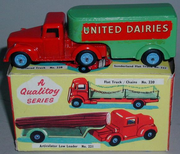 Bonhams : Benbros Qualitoy articulated removal lorry United Dairies