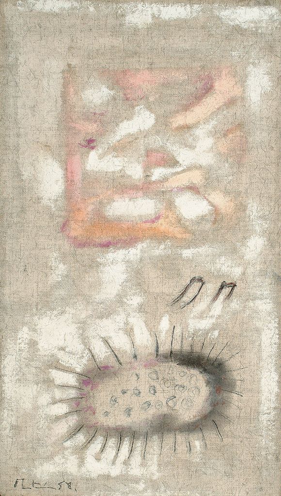 Bonhams : Martin Bradley (British, b.1931) Untitled unframed 54 x 30cm ...