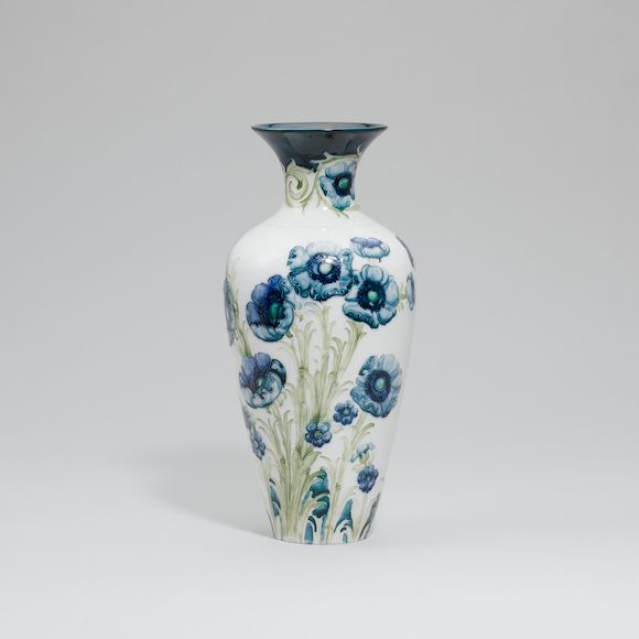 Bonhams : 'Blue Poppy' A Florian Ware Vase