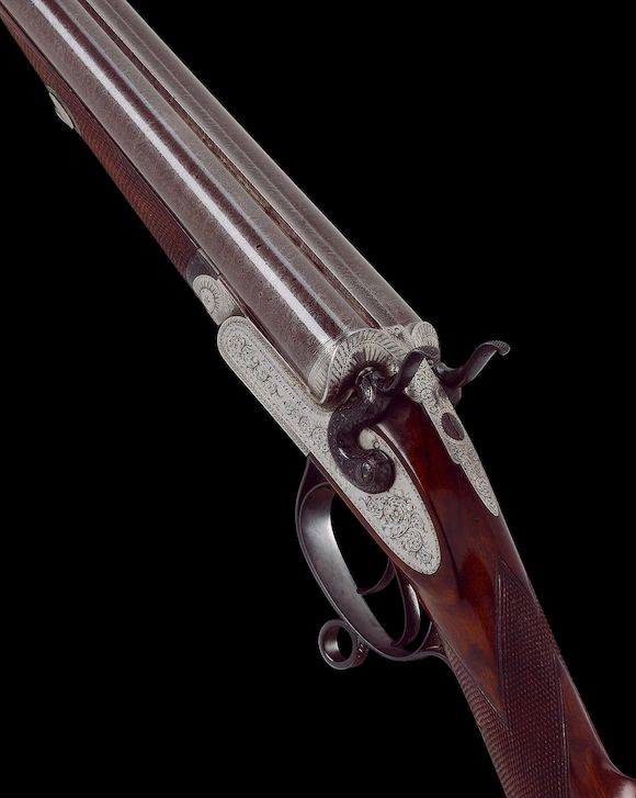 Bonhams : A 12-bore sidelock hammer gun by E.M. Reilly, no. 17556 In ...