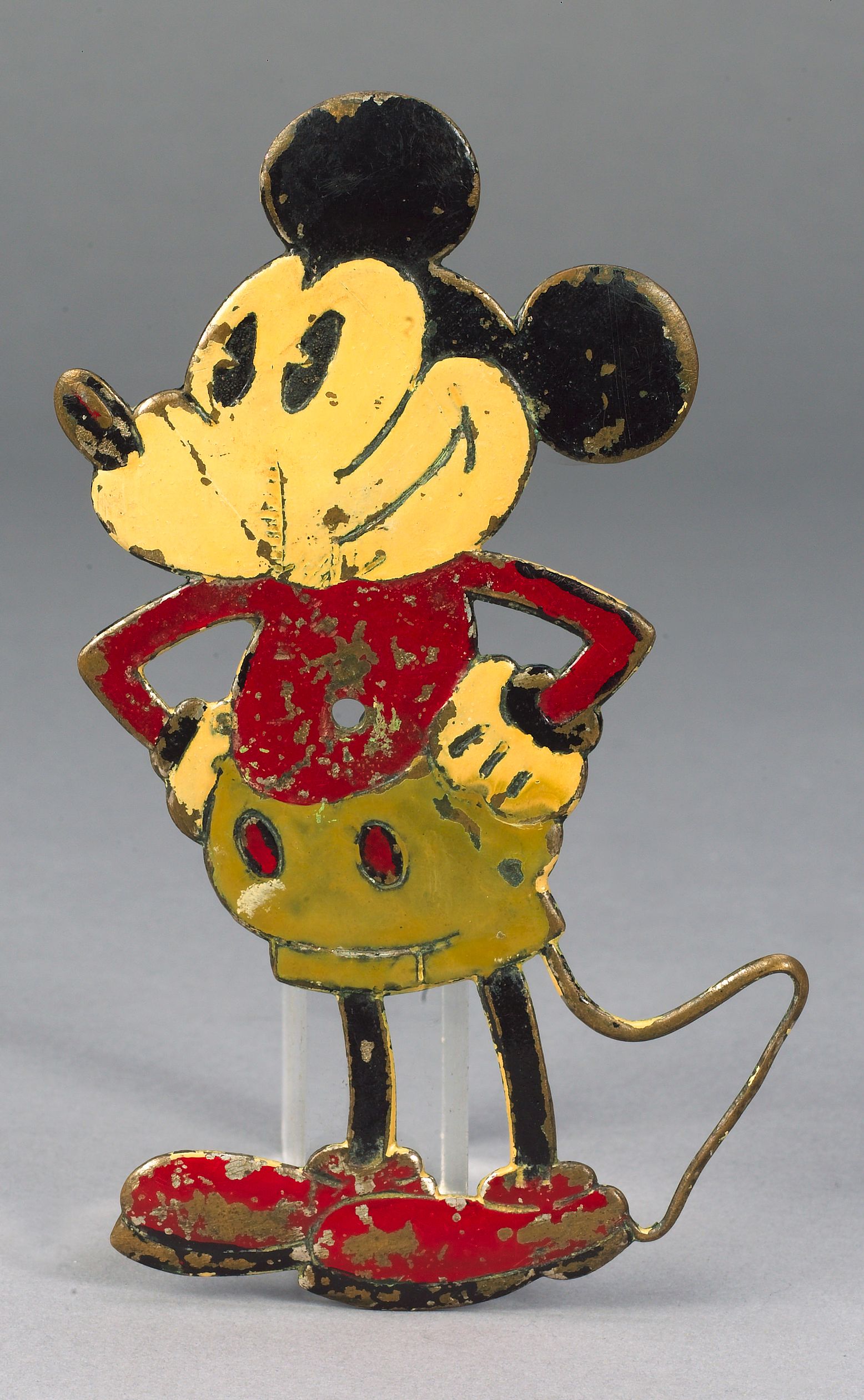 Bonhams Cars : A rare Mickey Mouse radiator badge, circa 1935,