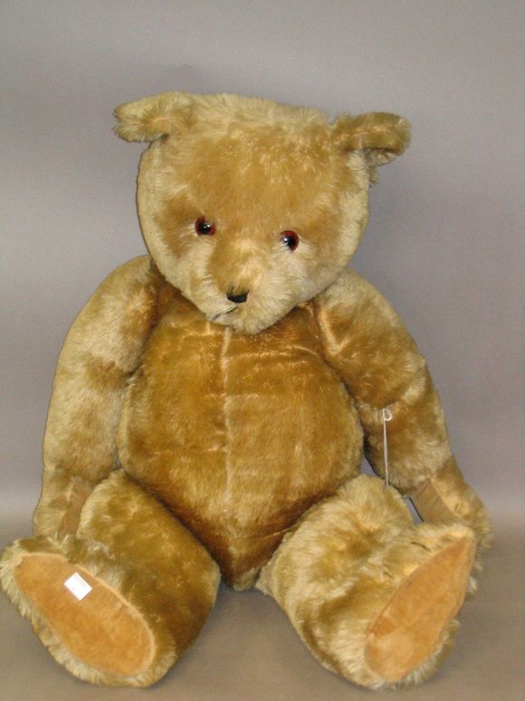 Bonhams : Large Chiltern Hugmee Teddy bear, English circa 1950