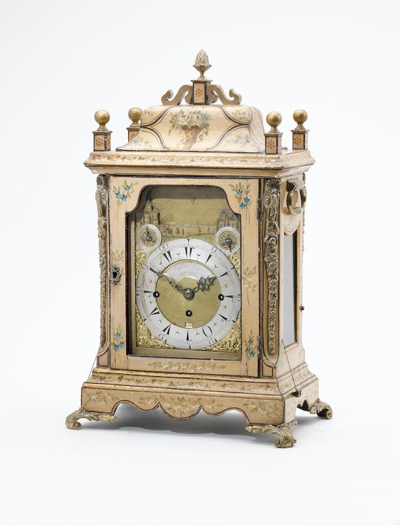 Bonhams : A rare late 18th Century four-tune musical bracket clock with ...