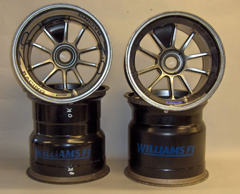 Bonhams Cars : A set of 2004 Williams-BMW FW26 wheel rims,