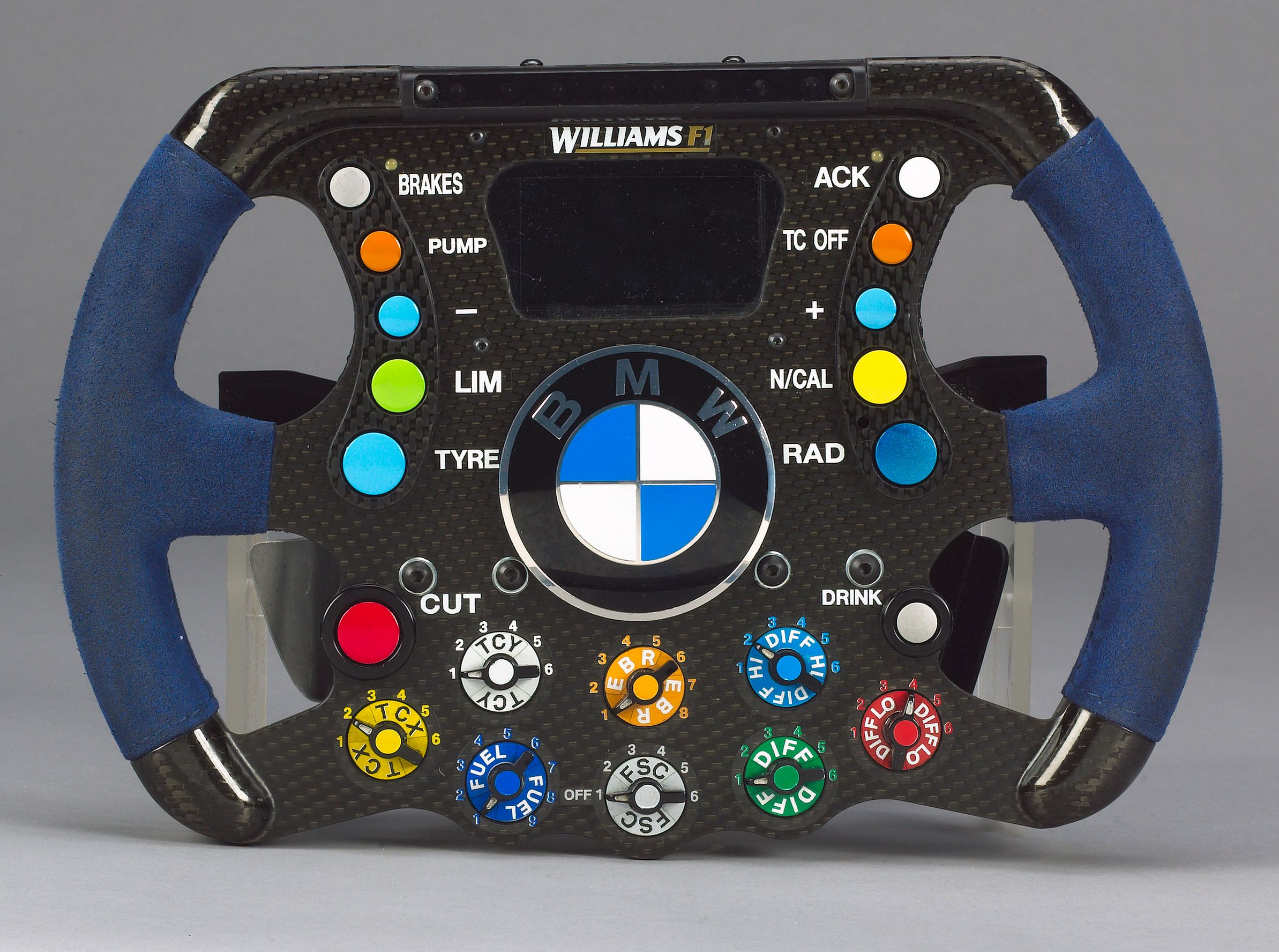 Bonhams Cars : A 2004 Williams-BMW FW26 steering wheel,