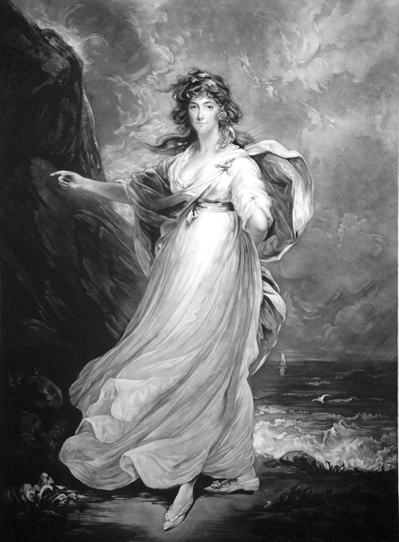 Bonhams : After George Romney (1734-1802) 'Full length portrait of Emma ...
