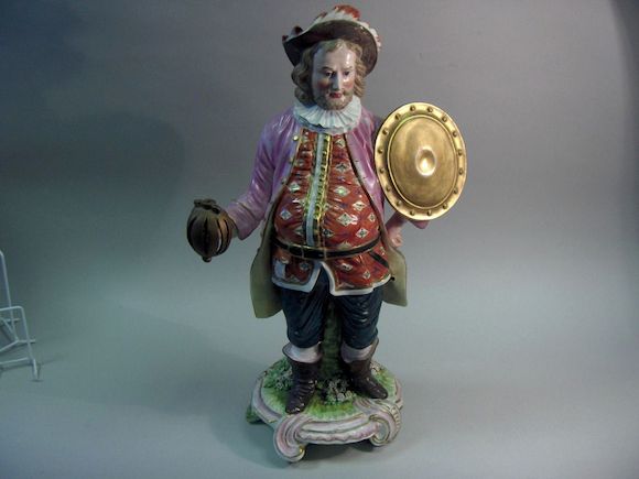 Bonhams : A Derby porcelain figure of Falstaff,