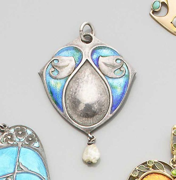 Bonhams : A Murrle Bennett enamel pendant Stamped maker's monogram and ...