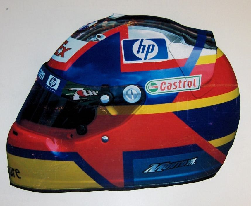 Bonhams Cars : A Juan Pablo Montoya race promoters pit signage,