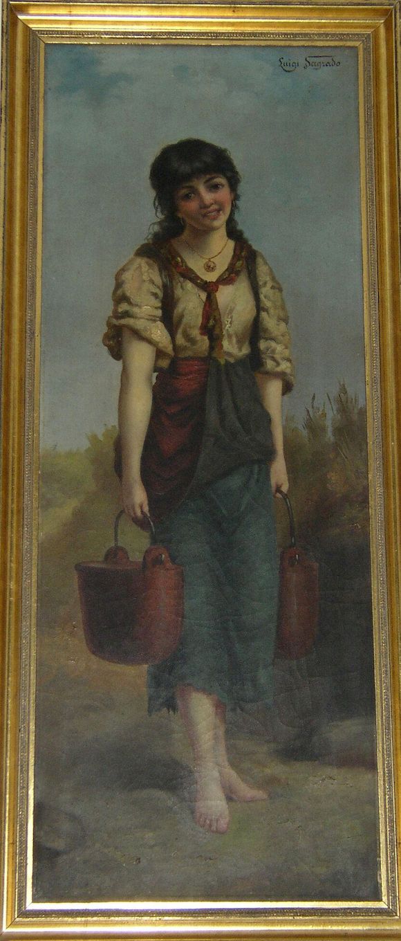 Bonhams : Luigi Sagrado (19th/20th century) Italian, Gypsy girl ...