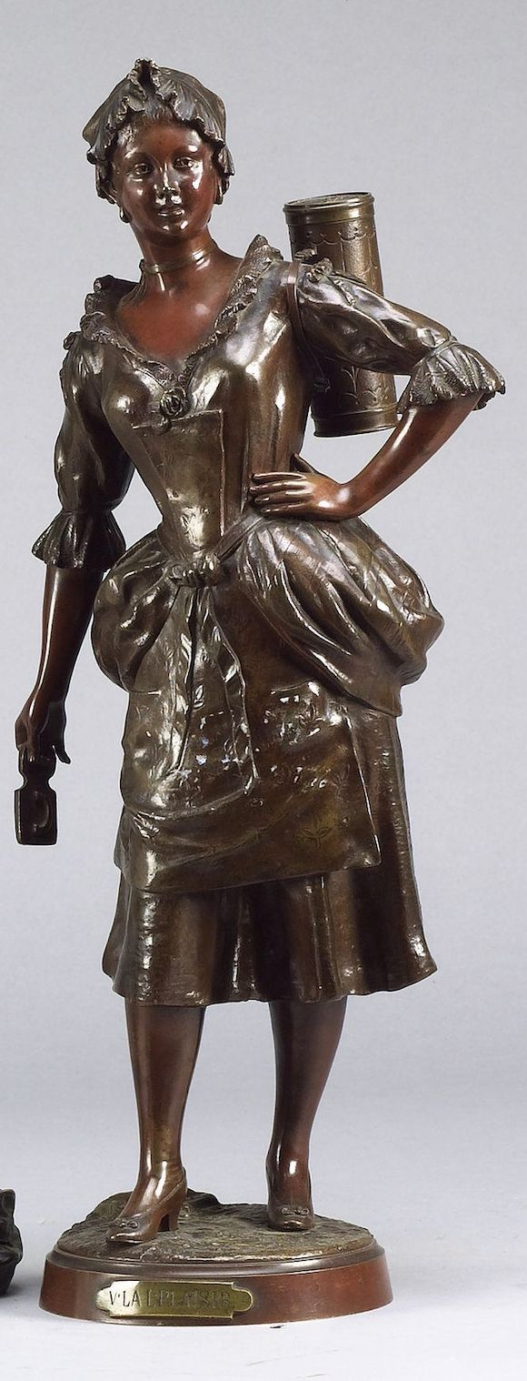 Bonhams : Joseph François A. Belin (French, d. 1902): A bronze figure ...