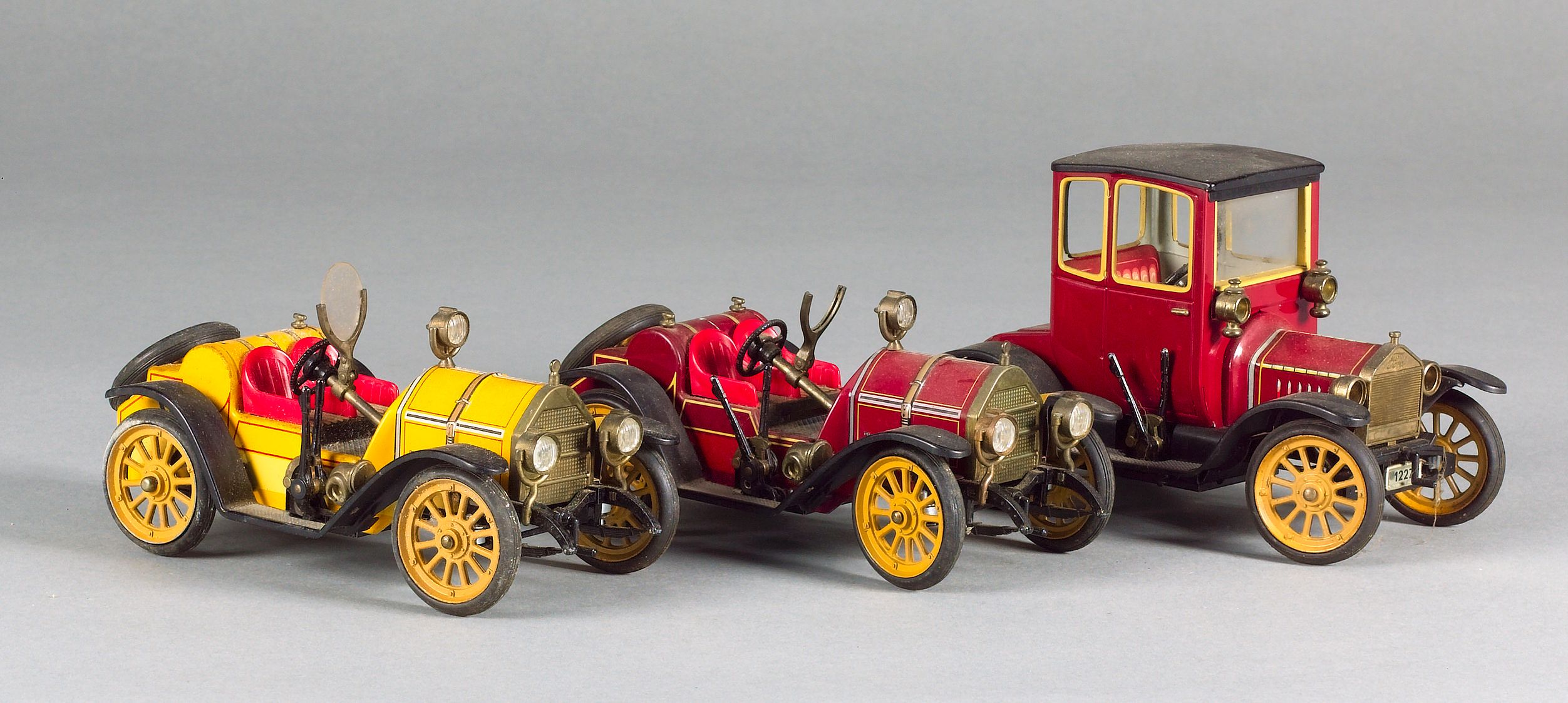 Bonhams Cars : Three Schuco clockwork cars, German, circa 1960,