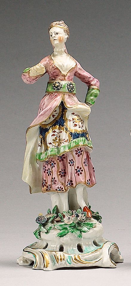 Bonhams : A Bow figure of a Levantine Lady, circa 1770-75,
