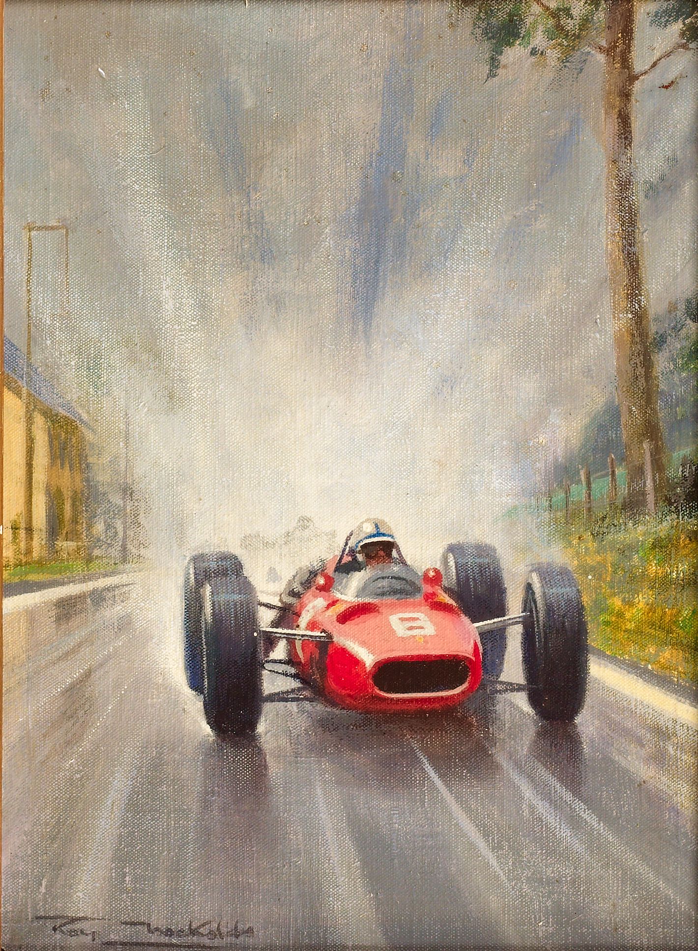 Bonhams Cars : Roy Nockolds (1911-1980), John Surtees in Ferrari 1512 ...