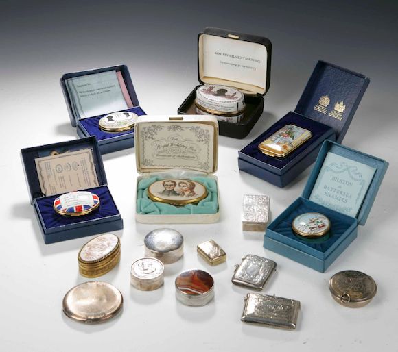 Bonhams : A collection of various boxes,