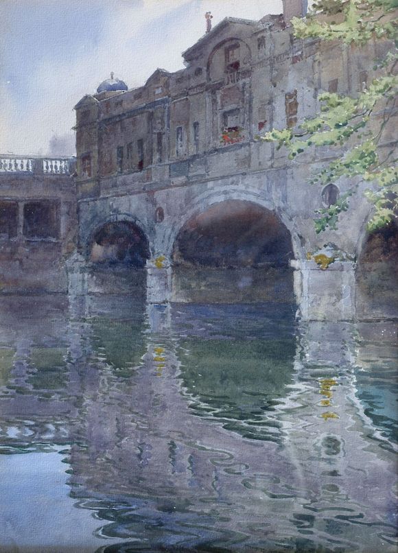Bonhams : Miss E Horton (early 20th Century) 'Pulteney Bridge, Bath' 35 ...