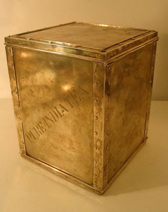 Bonhams : A novelty tea caddy Indian, circa 1964,