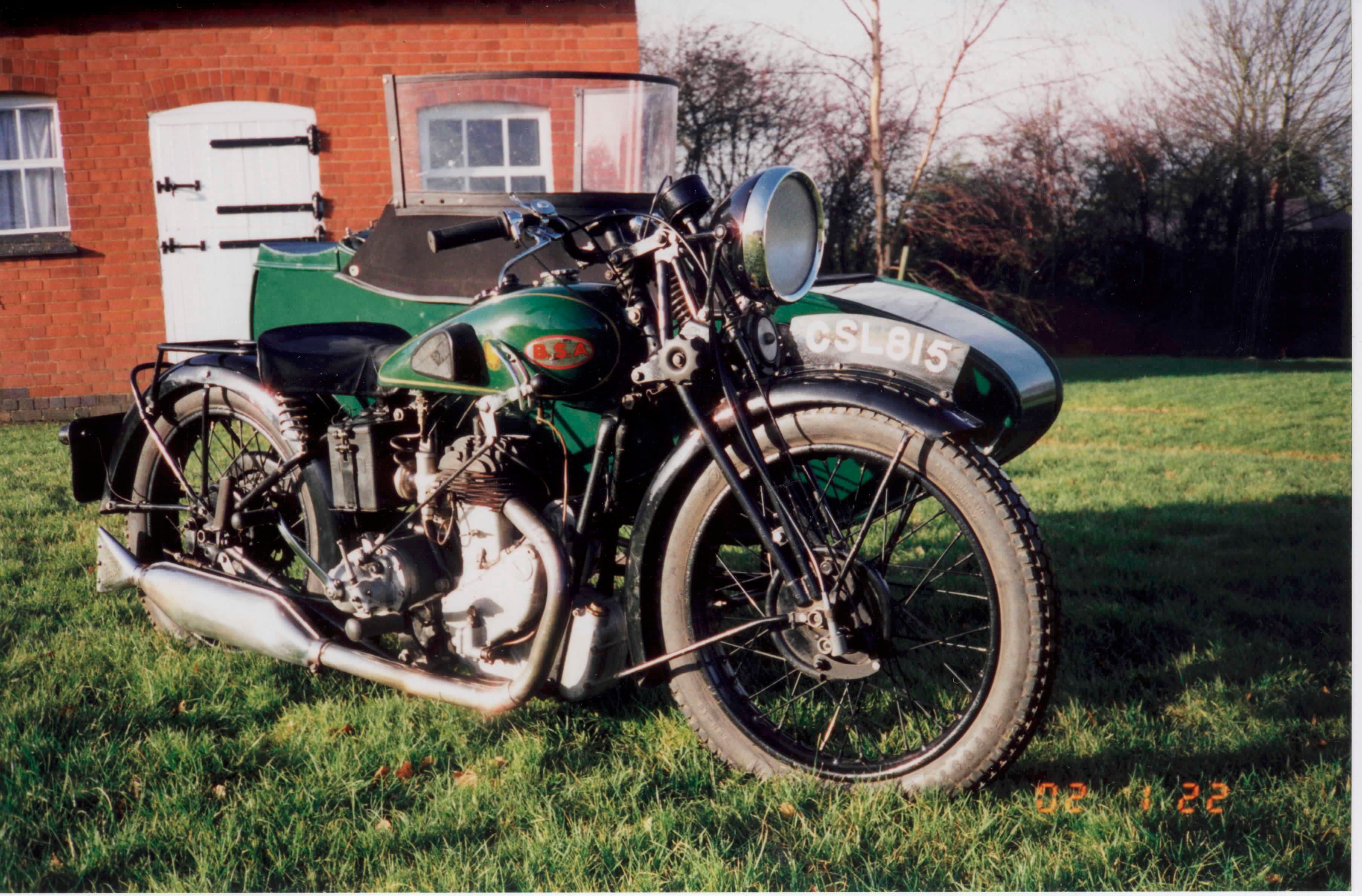 Bonhams Cars : 1934 BSA 499cc W34-7 Frame no. E6-158 Engine no. E6-150
