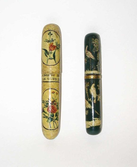 Bonhams : A late 18th/early 19th century French lacquer bodkin case