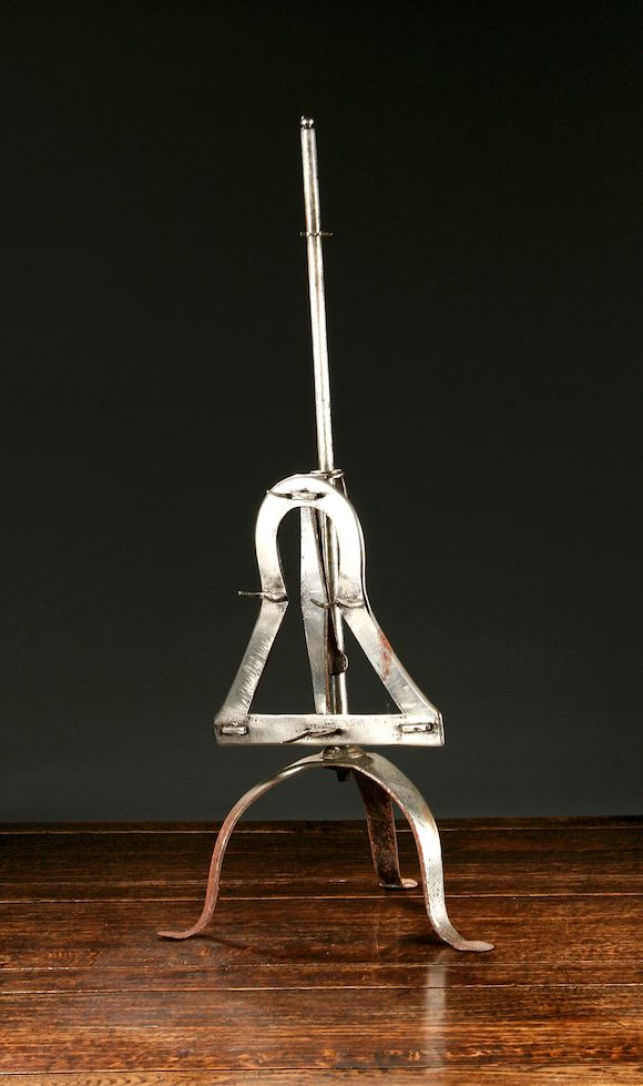 Bonhams : An 18th Century iron lark spit,
