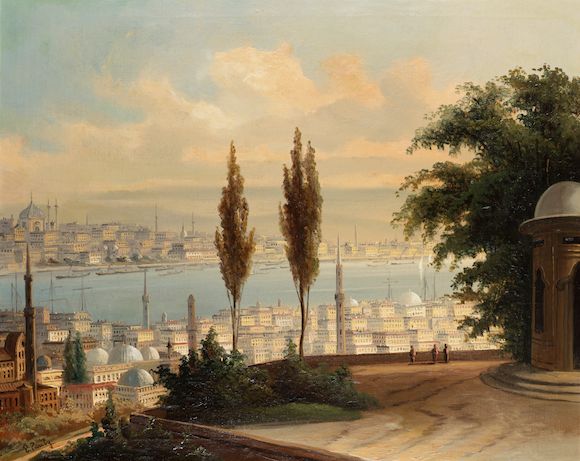 Bonhams : Erich Bogdanffy Pauly (German, 1869-1918) The Bosphorus ...