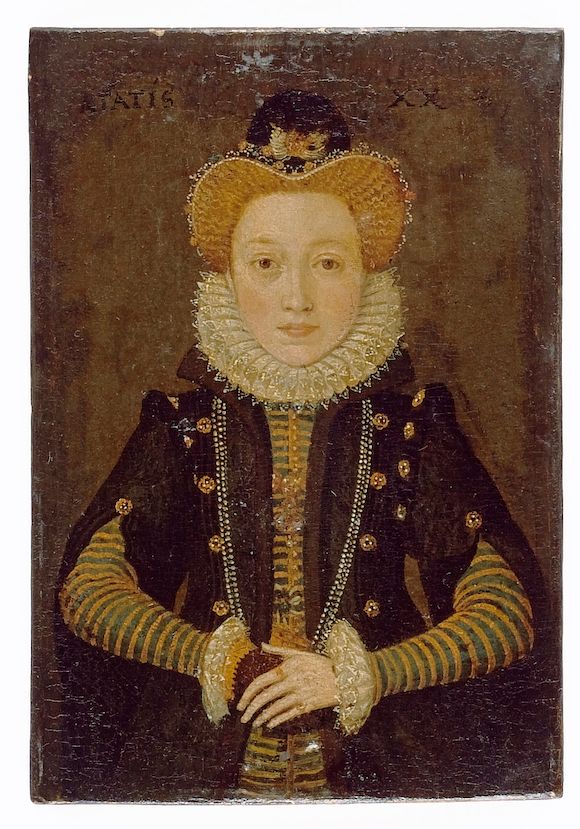 Bonhams : English School, An Elizabethan Lady, possibly representing ...