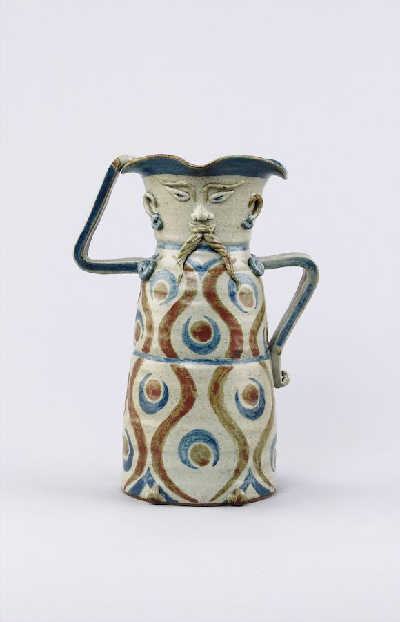 Bonhams : Charles Vyse A Pottery Figural Vase, 1936