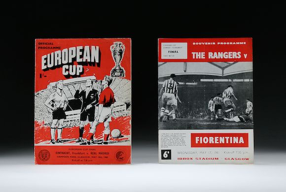 Bonhams : European Cup Final programmes