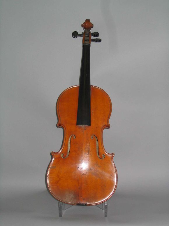 Bonhams : A Mirecourt Breton Violin circa 1850